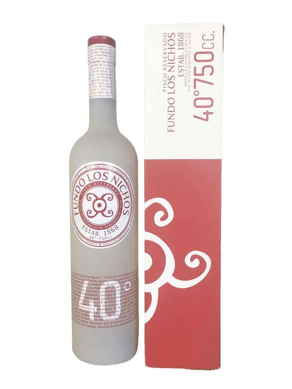 Pisco Fundo Los Nichos 40° 750 ml - Licanray