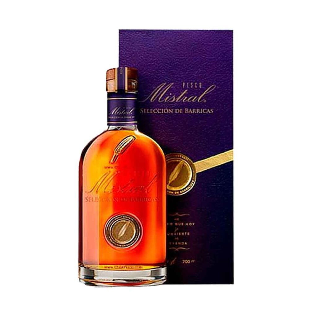 Pisco Mistral Selección De Barricas 700ml - Licanray