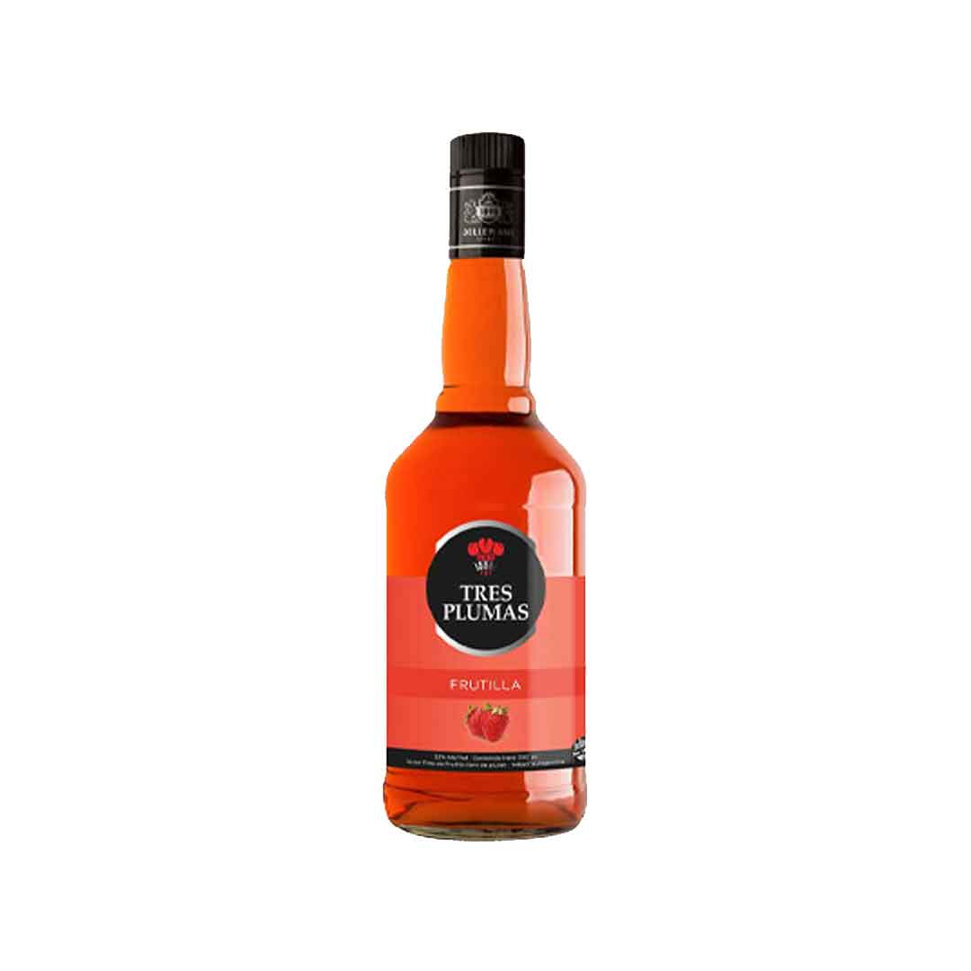 Licor Frutilla Tres Plumas - Licanray