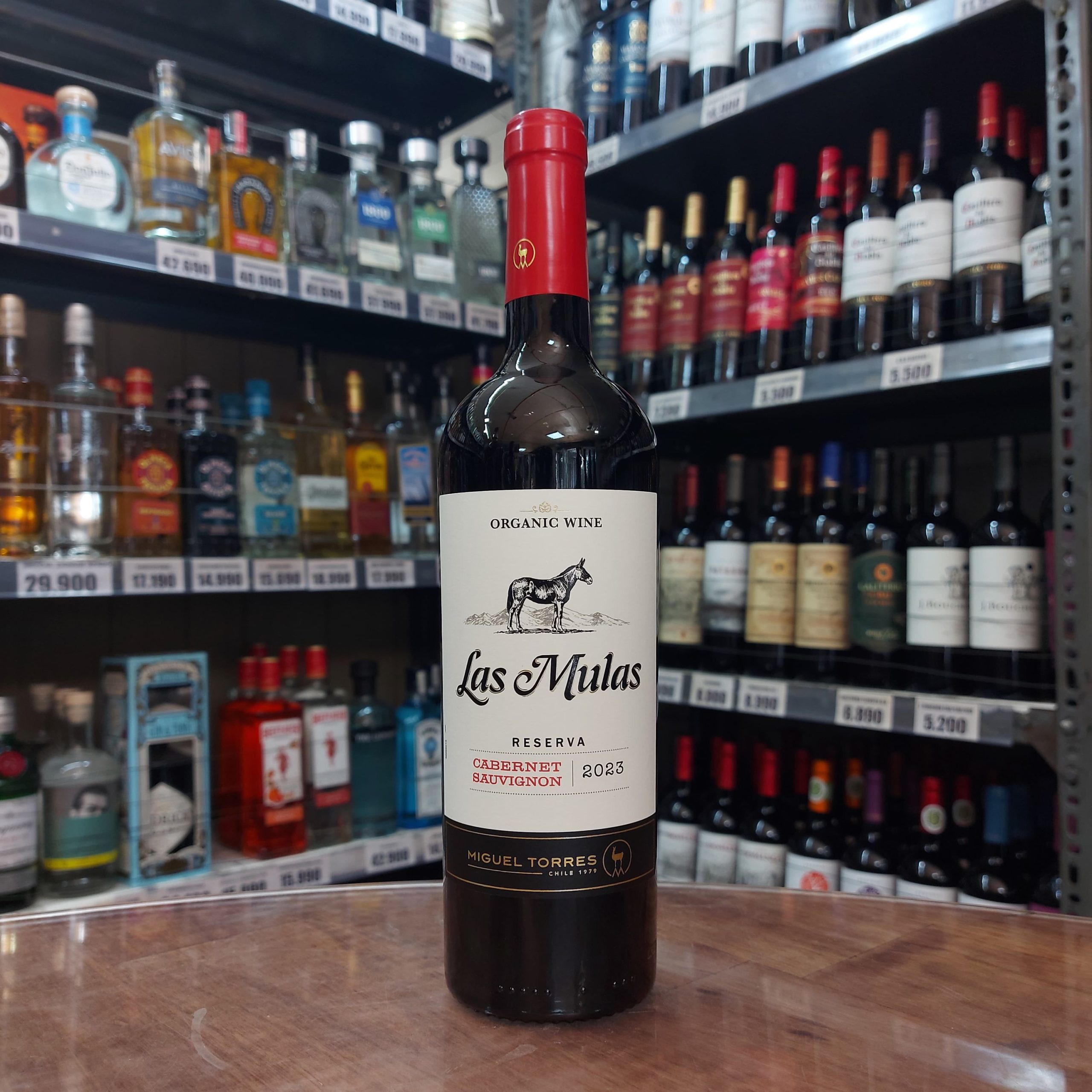 Vino Las Mulas Organic Wine Reserva Cabernet Sauvignon Alc. 13,5%vol 750c.c - Licanray