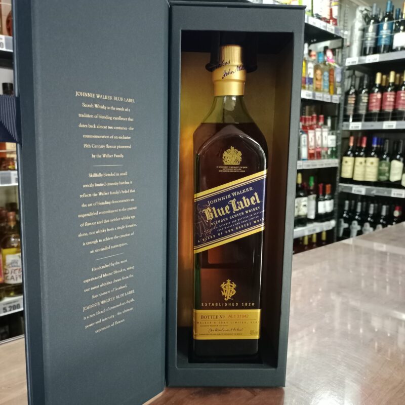 Whisky Johnnie Walker blue label 750ml - Licanray