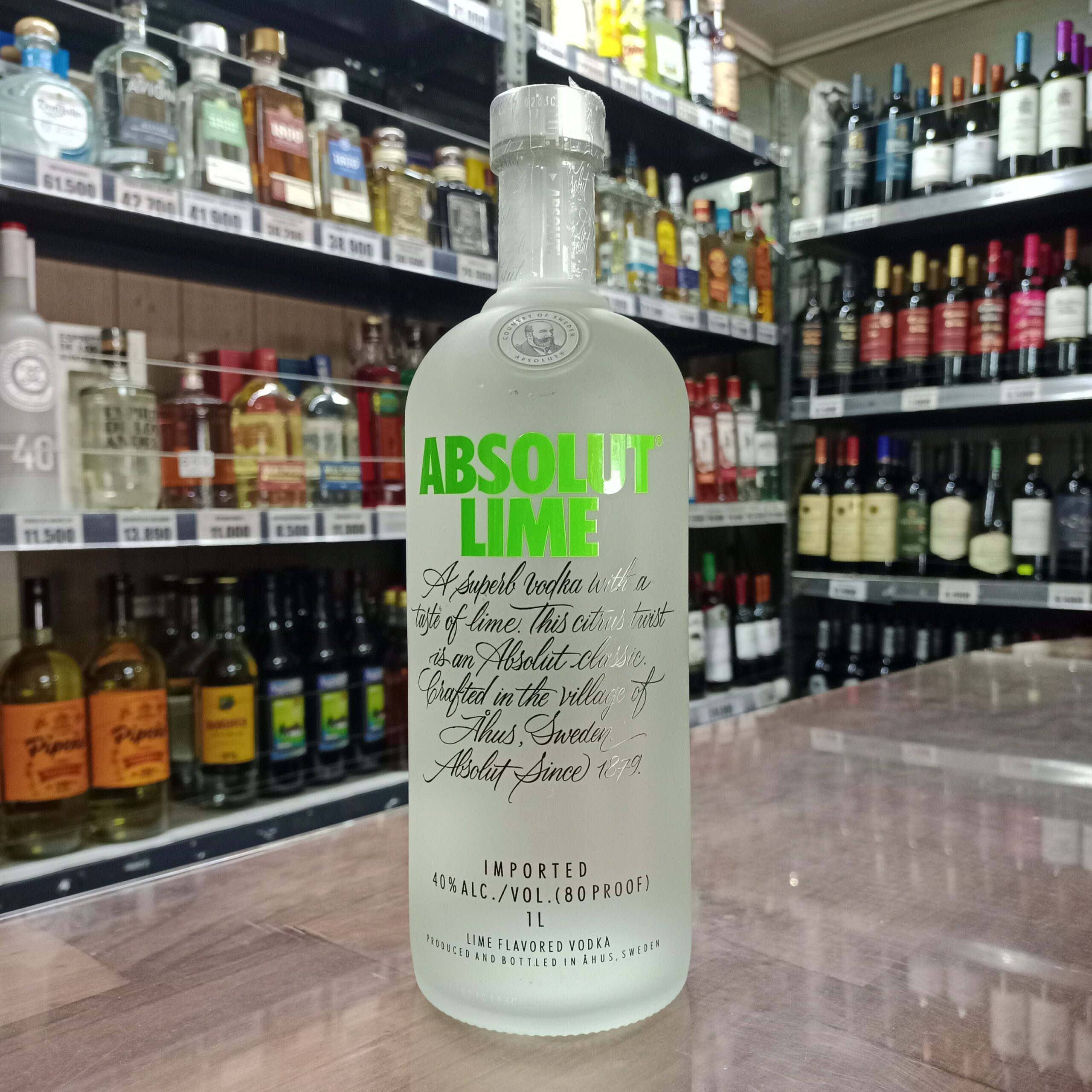 Vodka Absolut Lime 1 Litro - Licanray