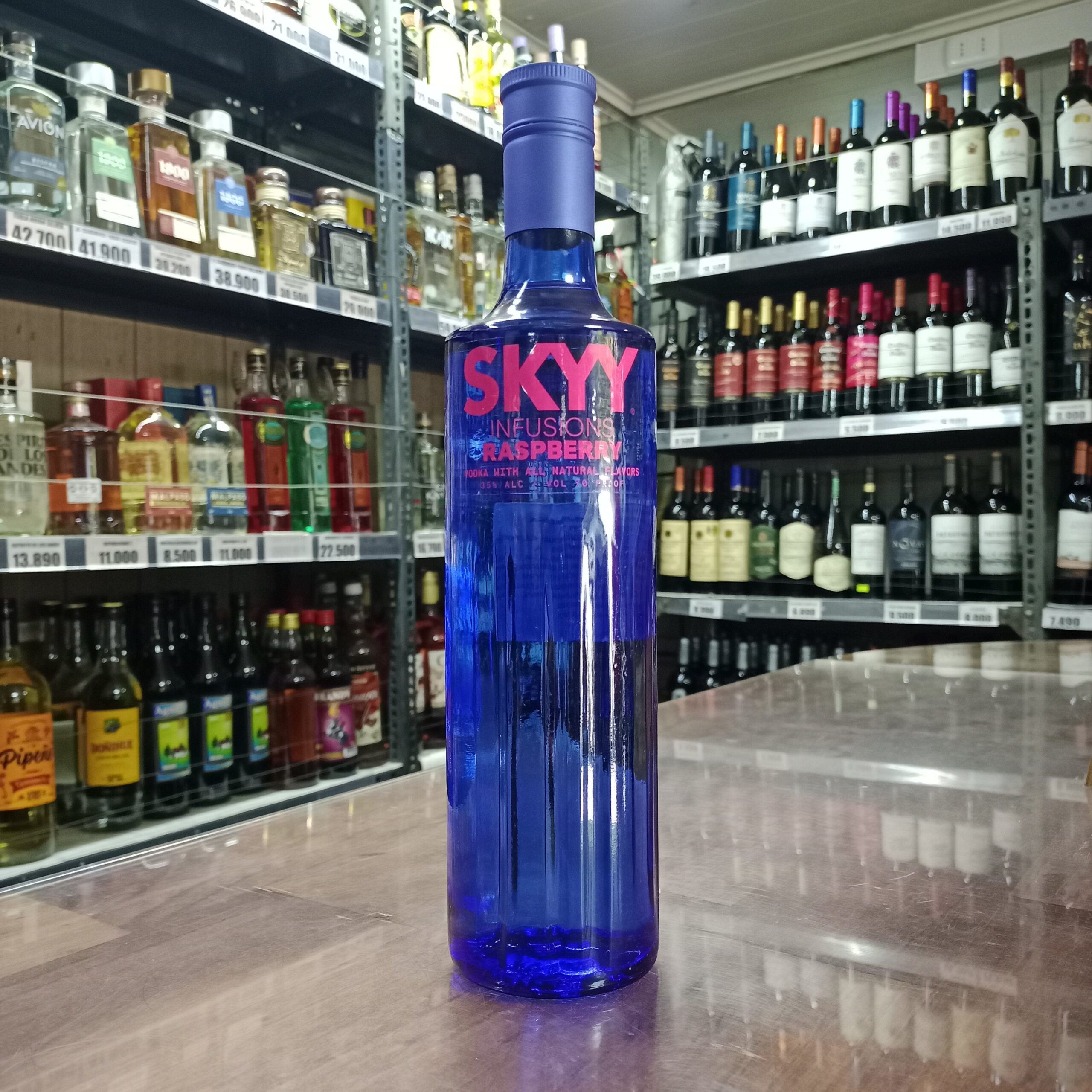 Vodka Skyy Raspberry 750cc - Licanray