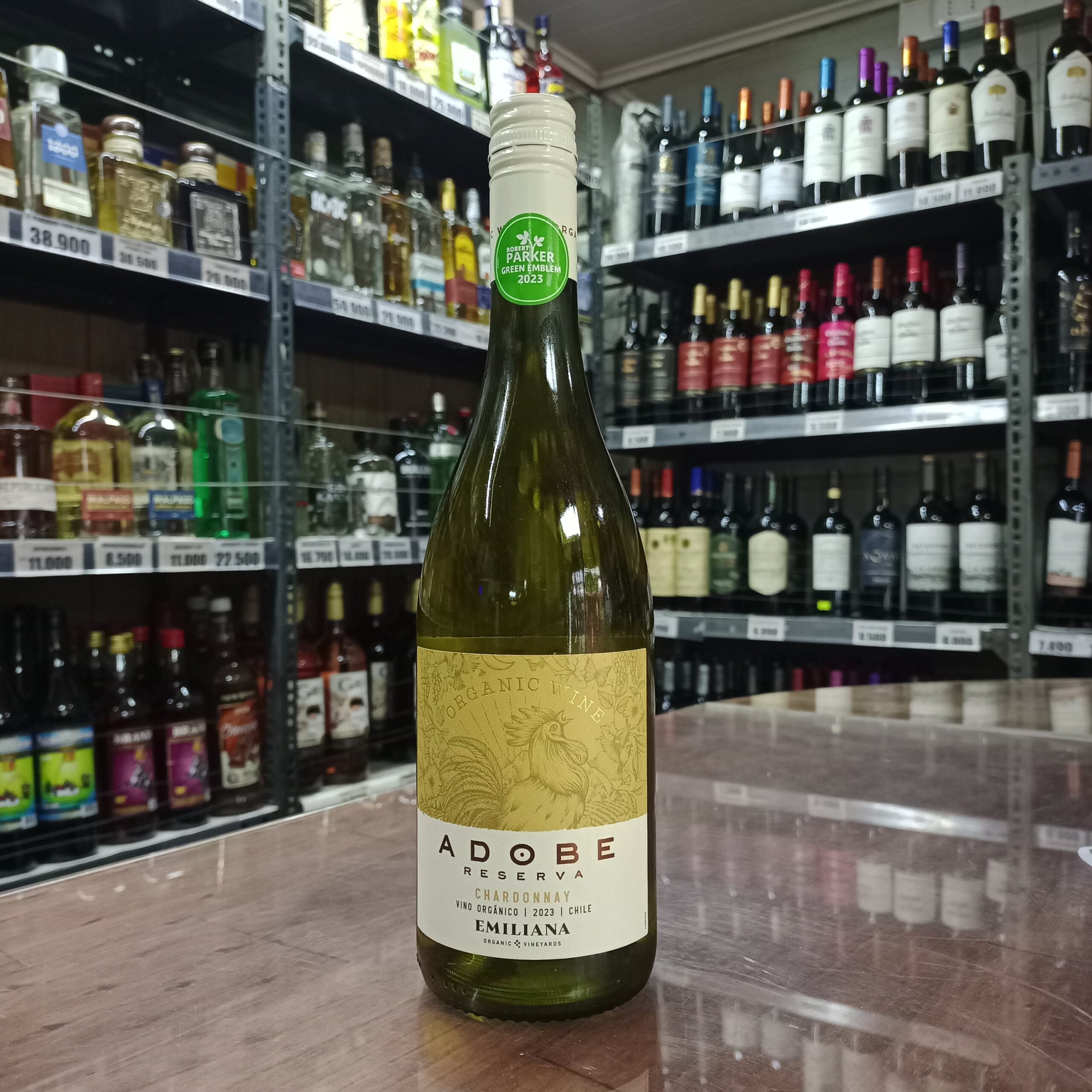 Vino Blanco Adobe Reserva Chardonnay 750 cc - Licanray