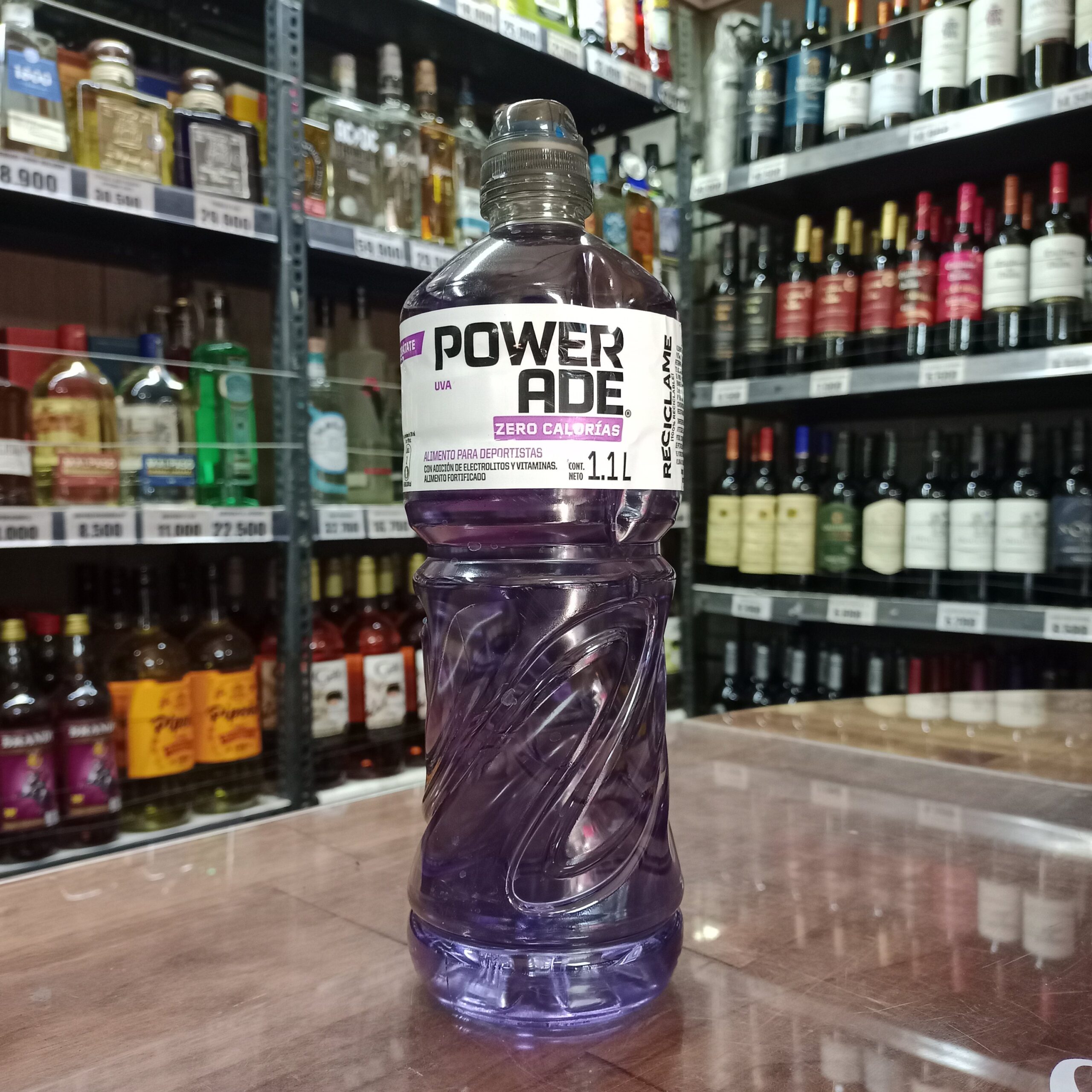Powerade Zero Morada Uva 1,1L - Licanray