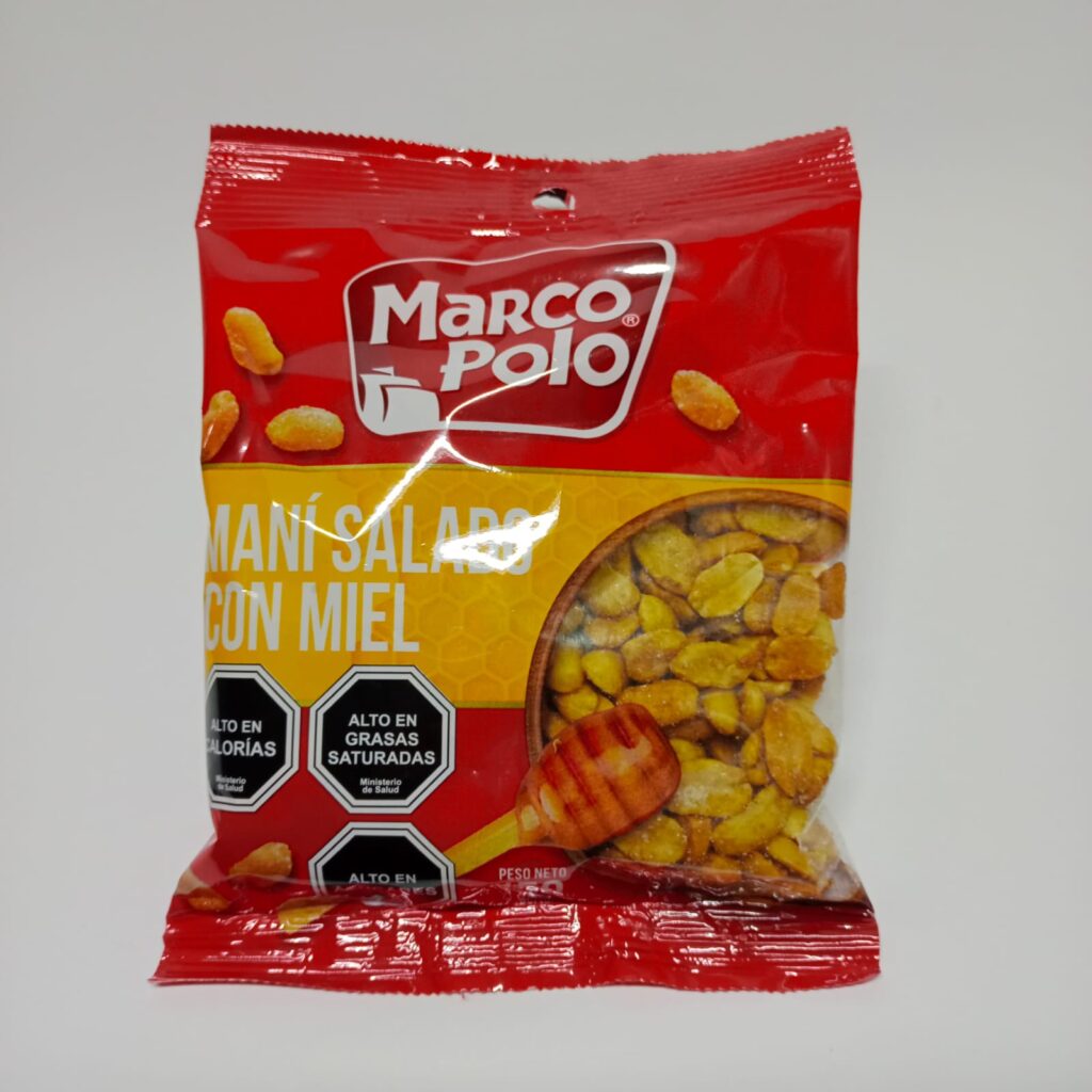 Maní salado con miel Marco Polo 150 g - Licanray