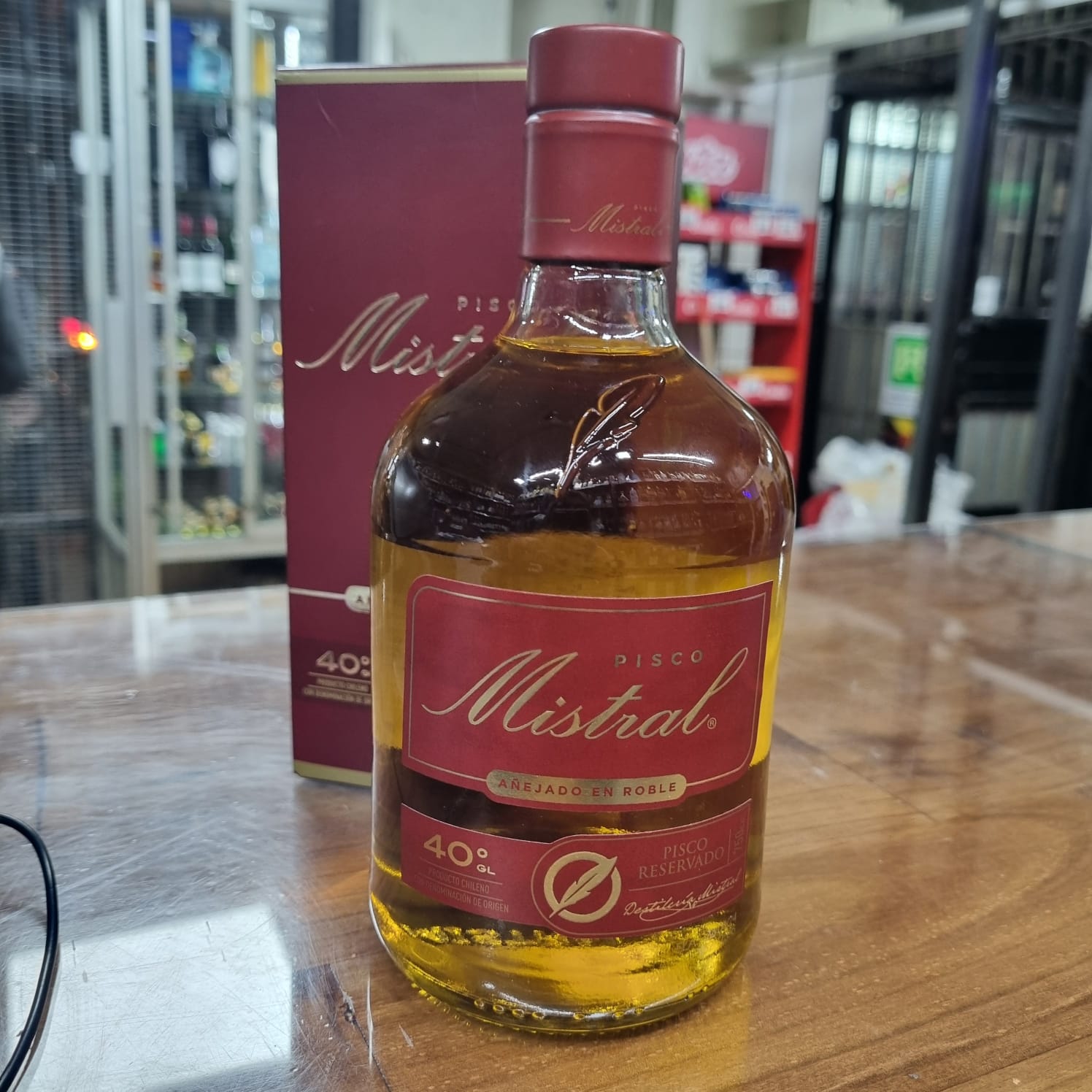 Pisco Mistral añejado en roble reservado 40° 750 cc - Licanray