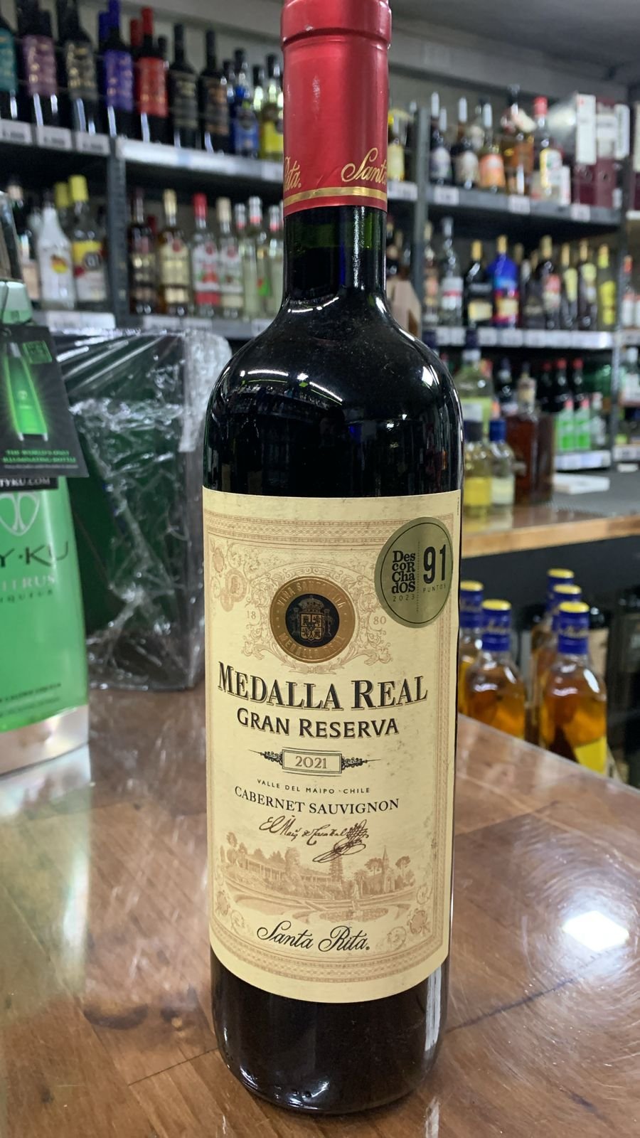 Vino Medalla Real Gran Reserva Cabernet Sauvignon 2021 Viña Santa Rita ...