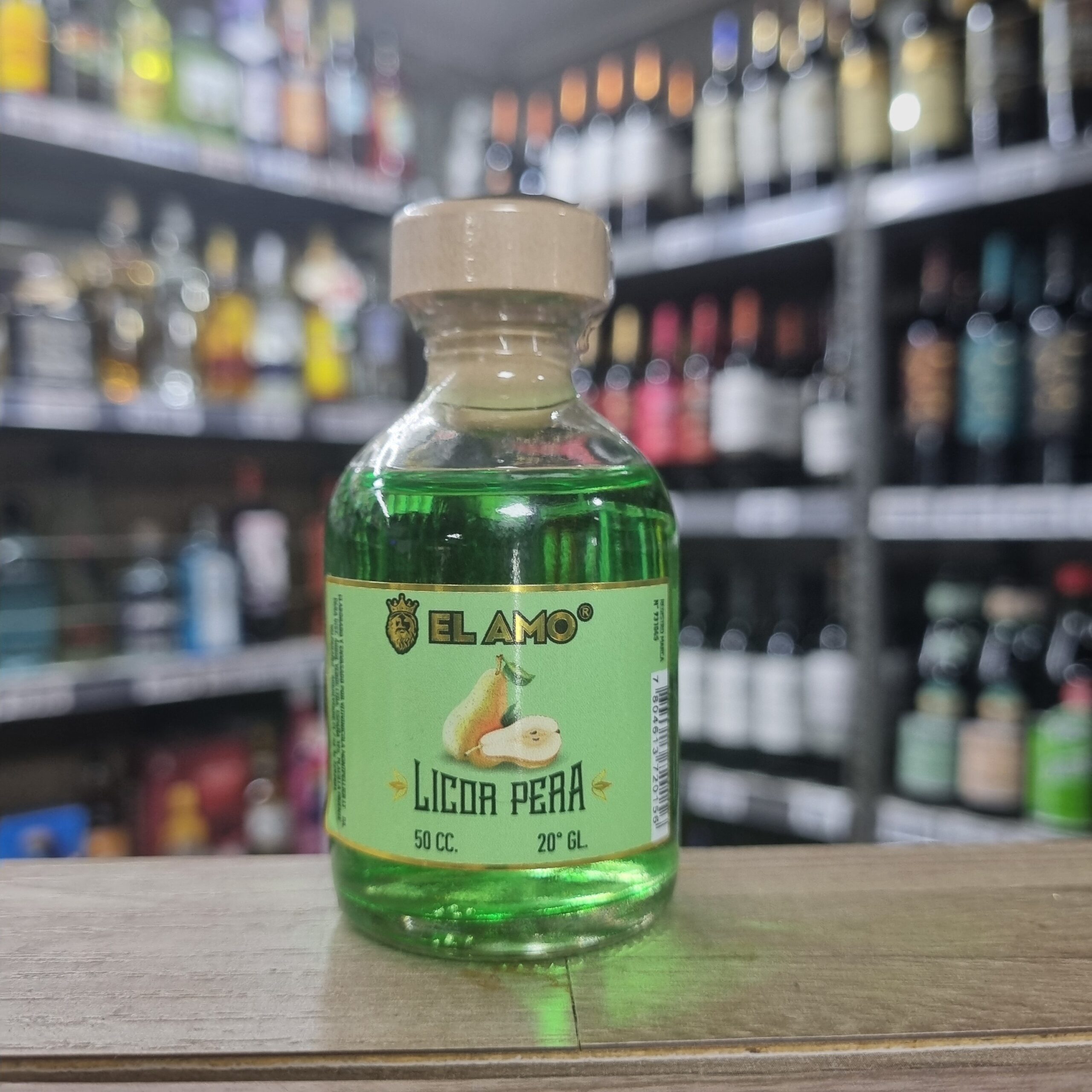 Licor Pera Miniatura El Amo 50cc - Licanray