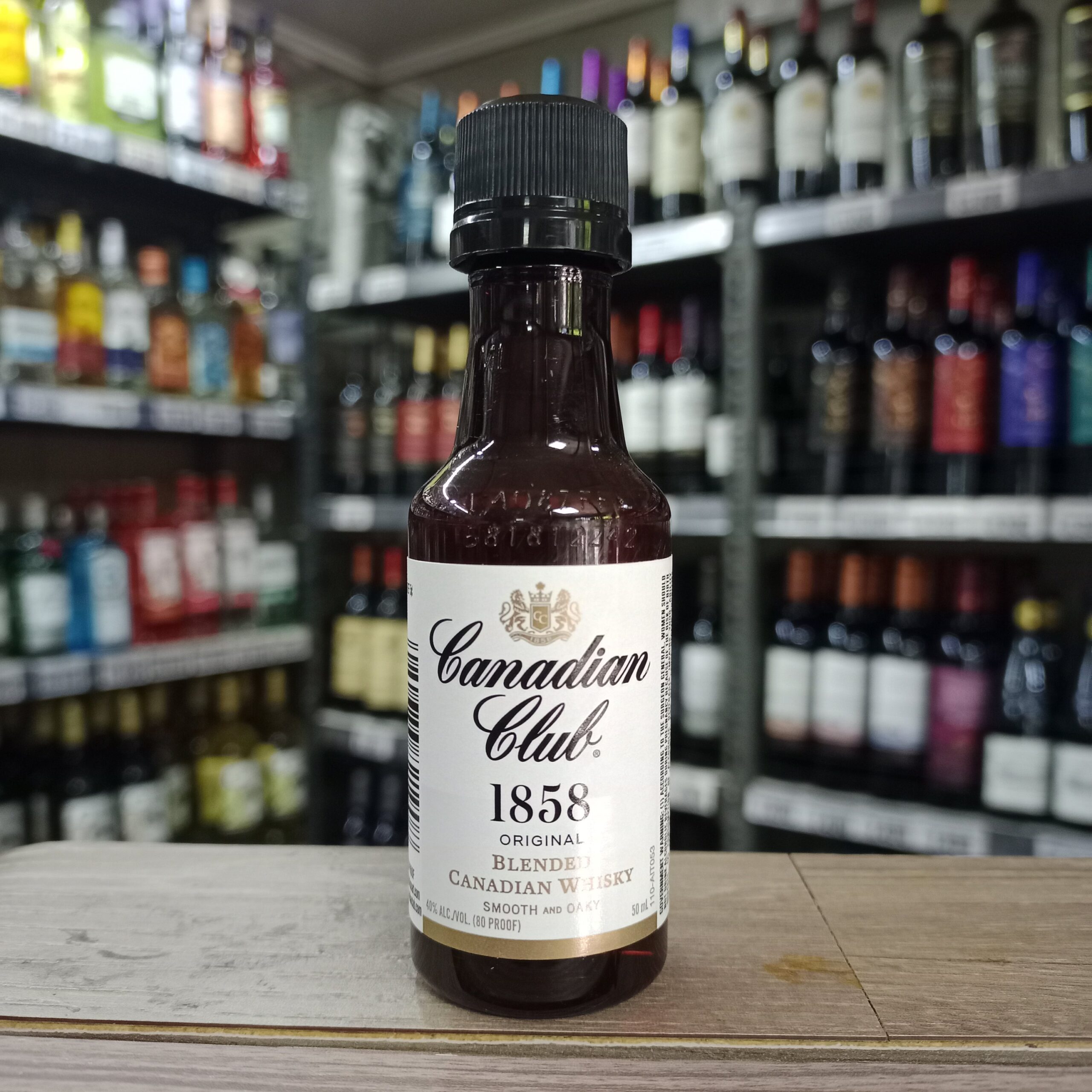 Whisky Canadian Club 1858 Miniatura 40° 50ml - Licanray