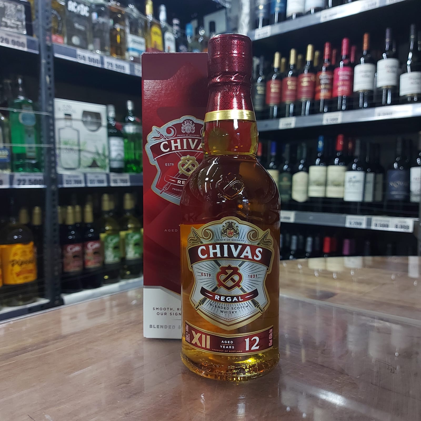 Whisky Chivas Regal Blended Scotch 12 años 500ml - Licanray
