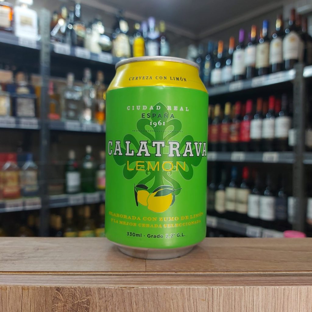Cerveza con Limón Calatrava 2,2°G.L. 330ml - Licanray
