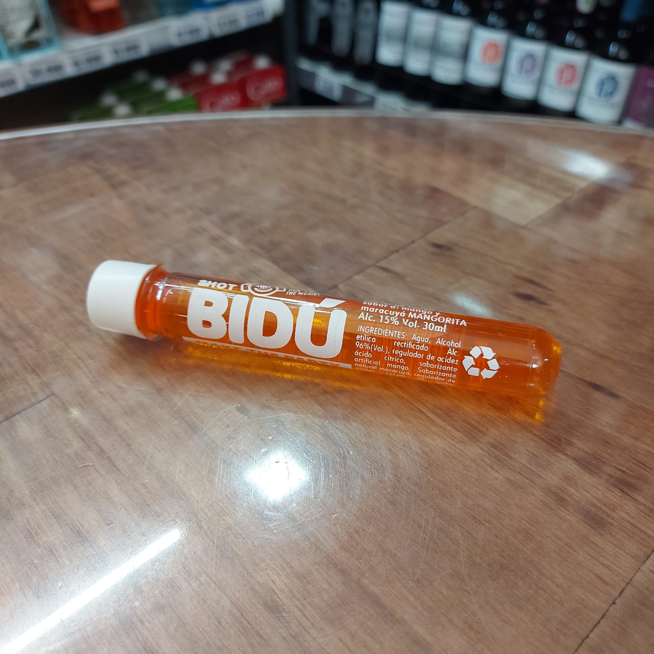 Cóctel de Vodka Shot Bidú Make The Party Crazycherry Alc. 15% Vol. 30ml ...