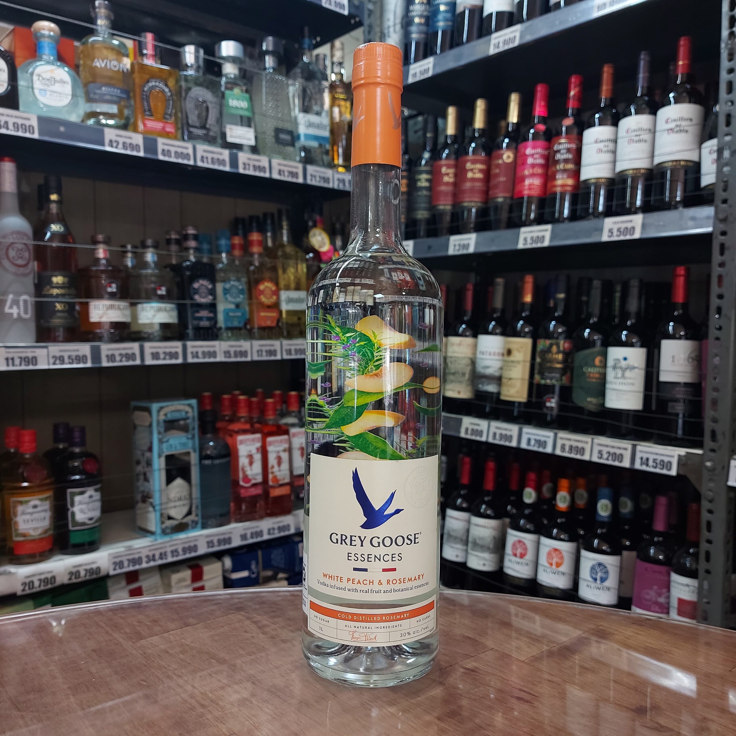 Vodka Grey Goose Essences White Peach & Rosemary 30% alc./vol. 1L ...