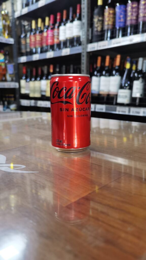 Coca Cola Mini sin Azúcar Lata 220ml - Licanray