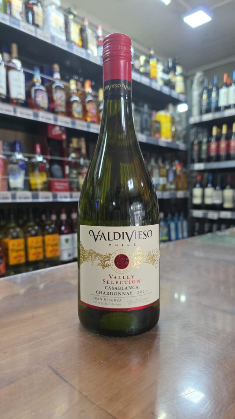 Vino Gran Reserva Valdivieso Chardonnay Valley Selection Casa Blanca, año 2022. 13°G. 750ml ...