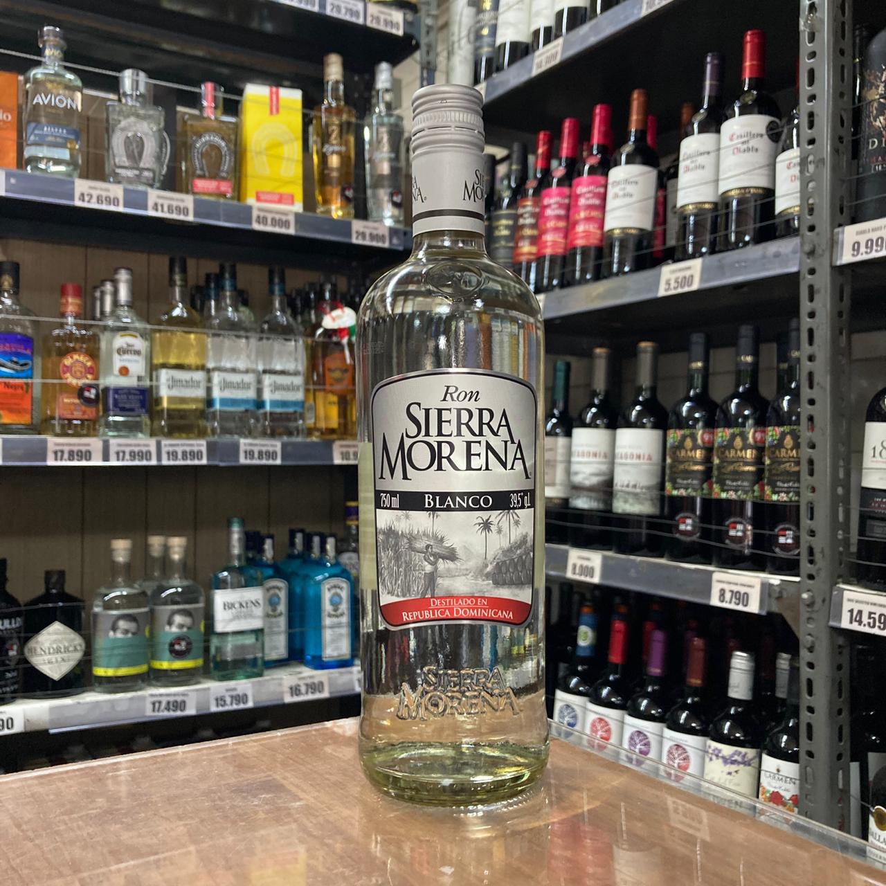 Ron Sierra Morena Blanco 39,5°g.l. 750ml - Licanray