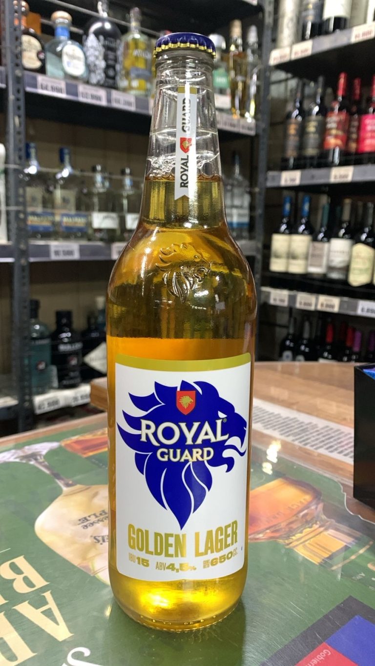 Cerveza Royal Guard Golden Lager 4,5° vidrio 650cc - Licanray