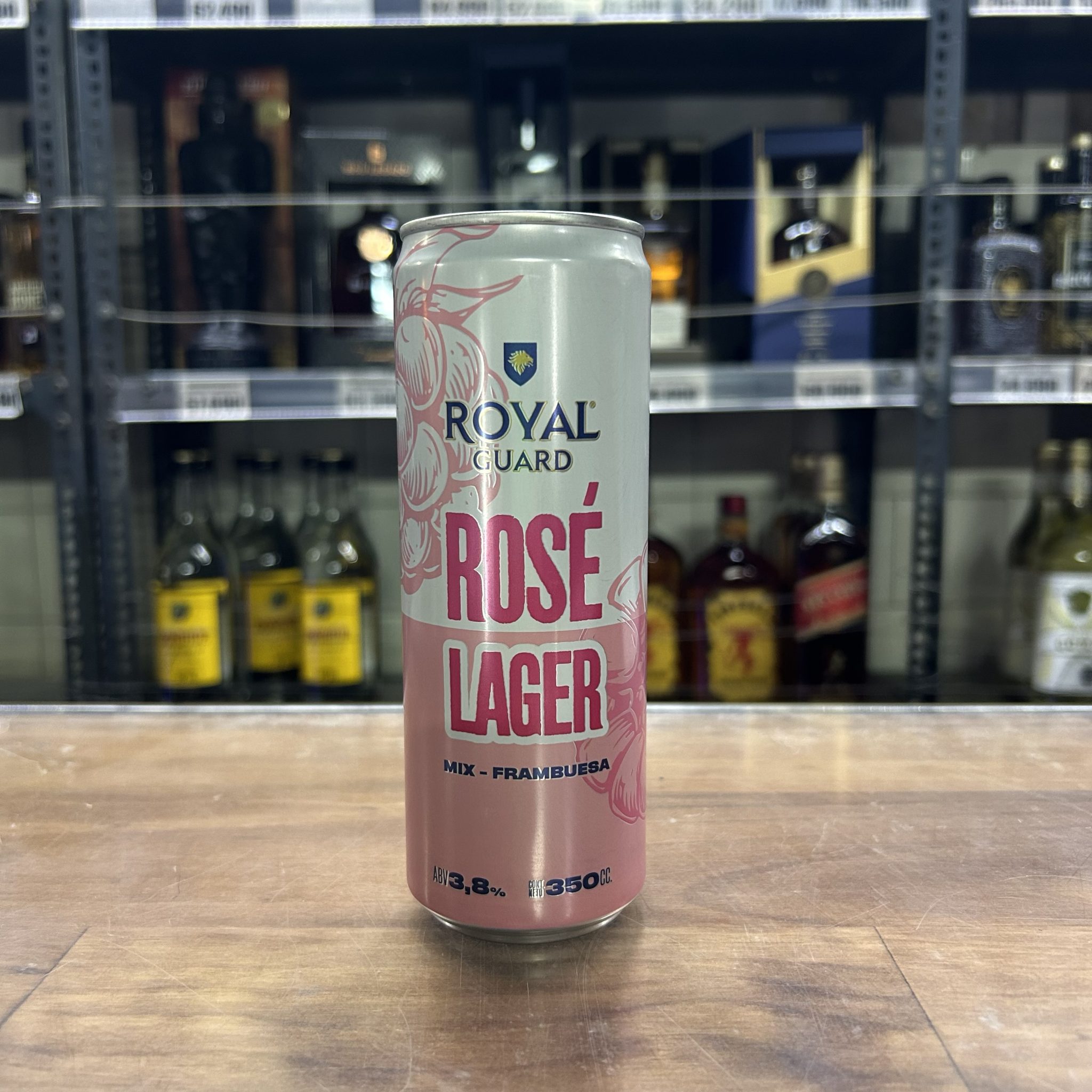 Cerveza Royal Guard Rosé Lager Mix Frambuesa 3,8° 350cc - Licanray